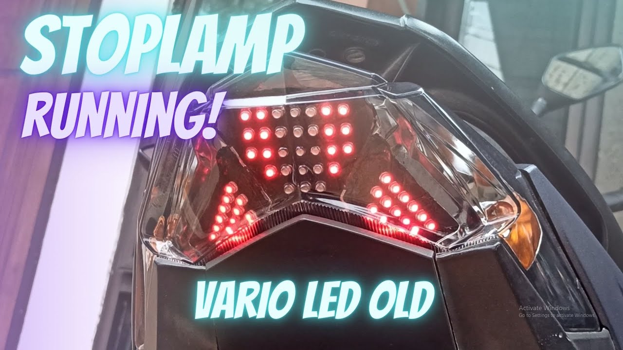 PASANG STOPLAMP RUNNING VARIO LED OLD! | MODIF VARIO NNF #4 - YouTube