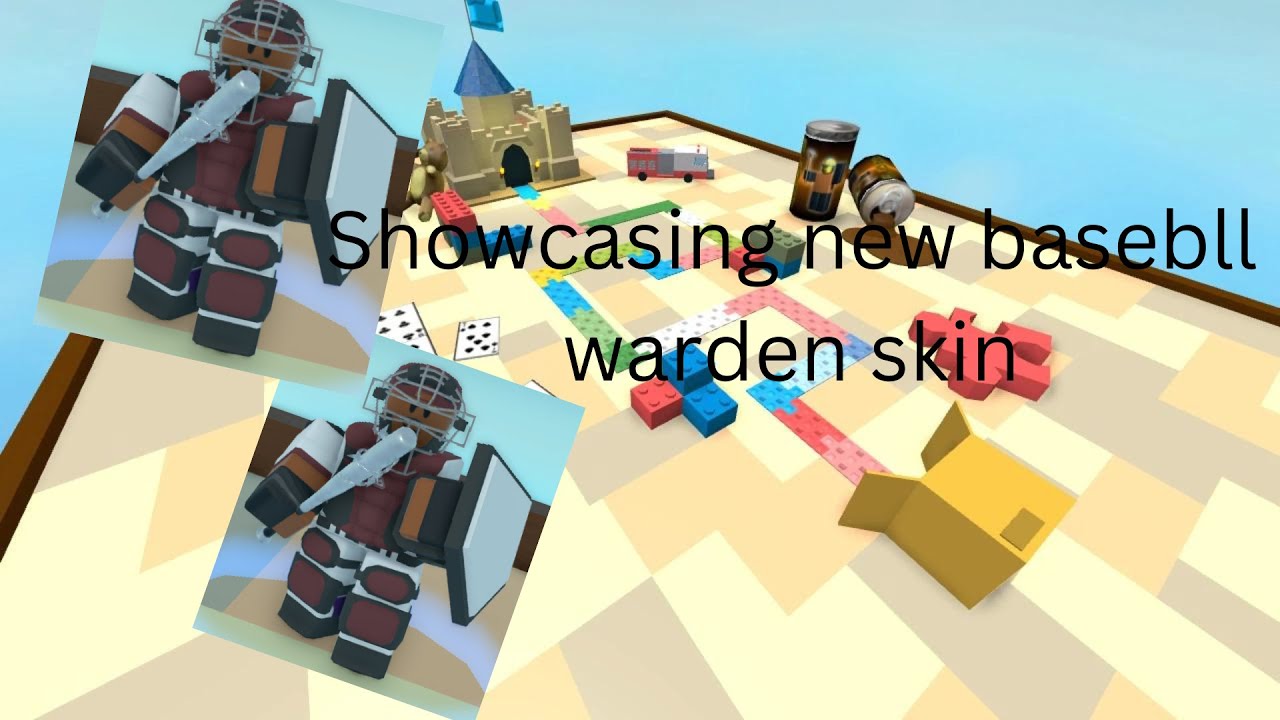 Showcasing new baseball warden skin (Tower Defense Simulator) - YouTube