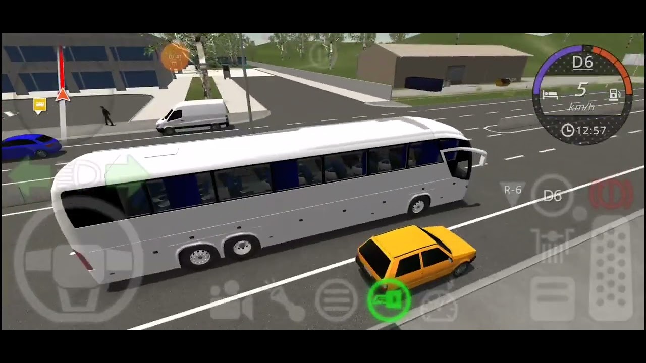 The road driver game play driving a bus - YouTube