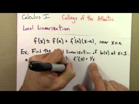 Calc I. Week 08. Local Linearization - YouTube