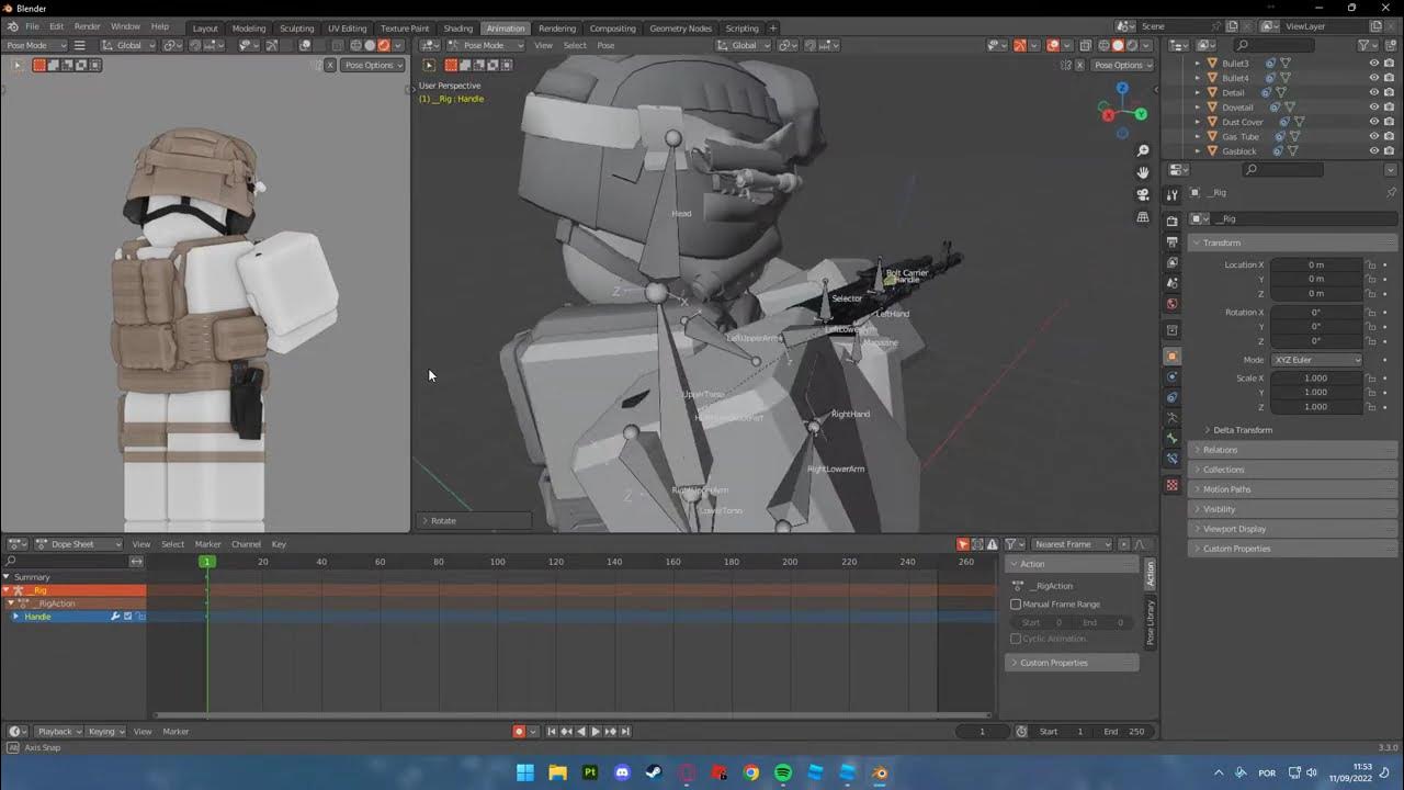 Making Animation Roblox R15 (Blender) - YouTube