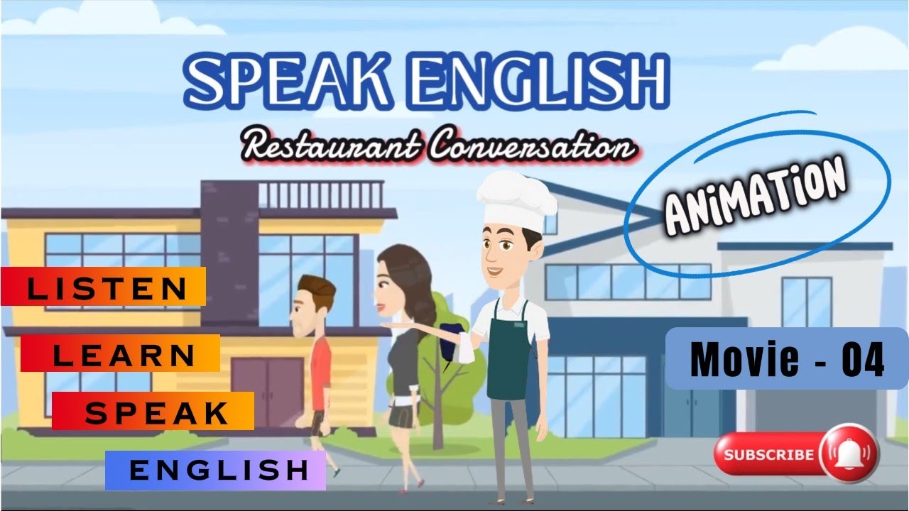 How to Order Meal for Restaurant Conversation English | Animated Ch- 04 ...