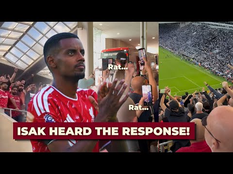 How Liverpool Fans Responded to Newcastle’s RAT Chant for Isak! 😱