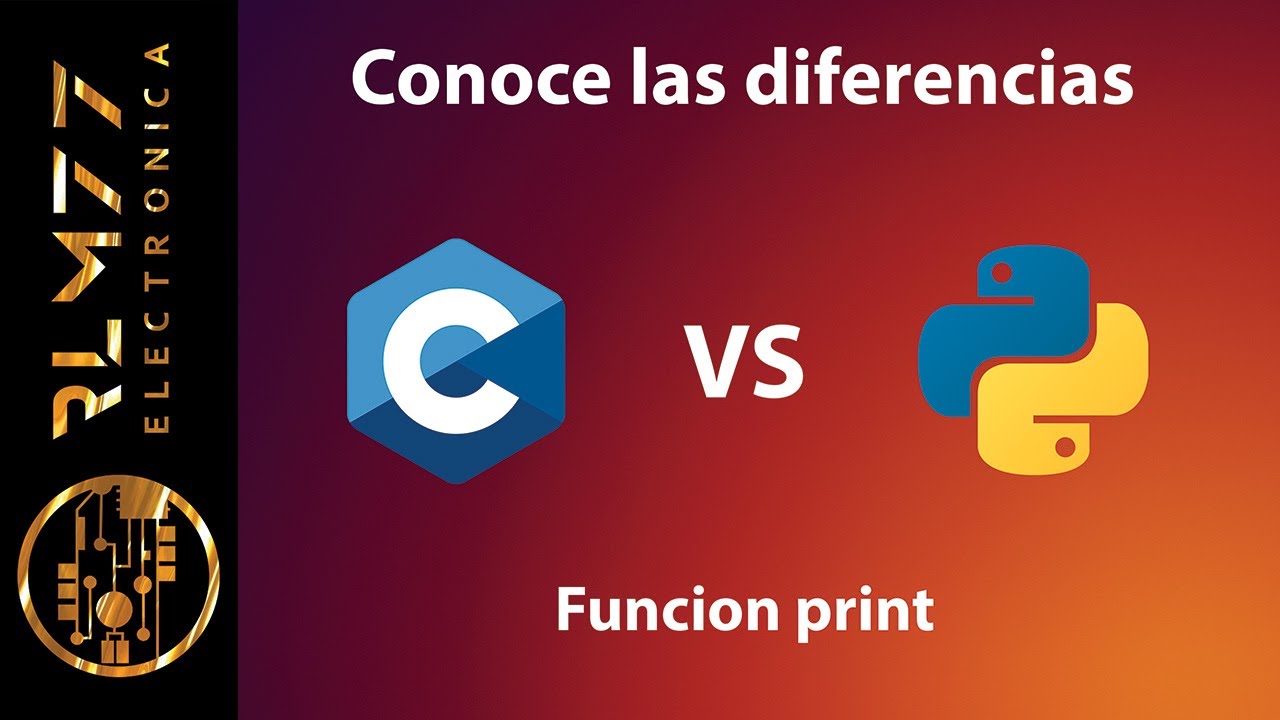 Funcion print diferencias de uso en C y Phyton - YouTube