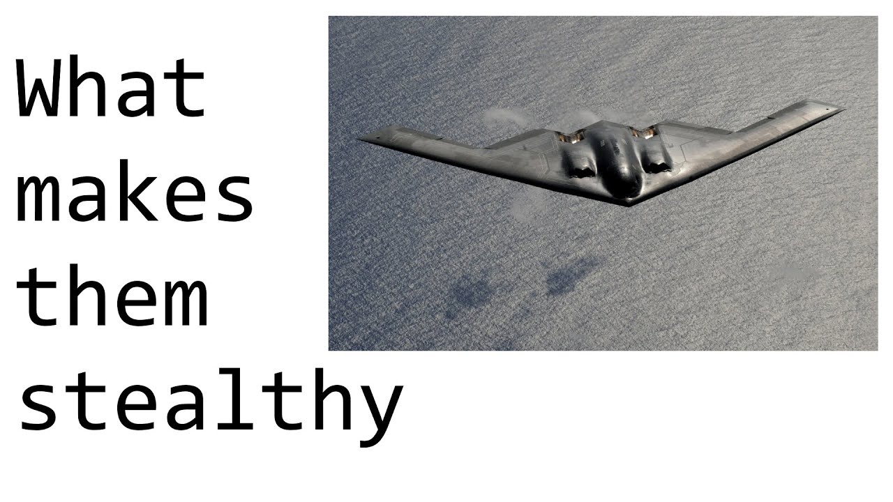What makes stealth planes stealthy - YouTube