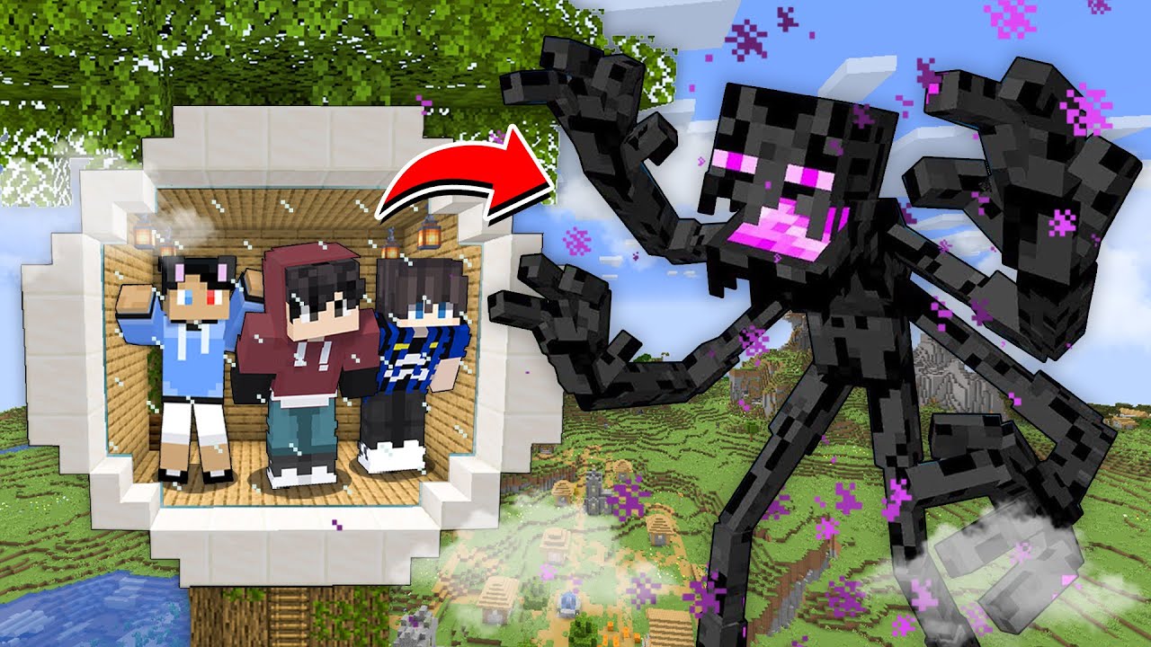 Tree BUNKER Vs MUTANT ENDERMAN in Minecraft! - YouTube