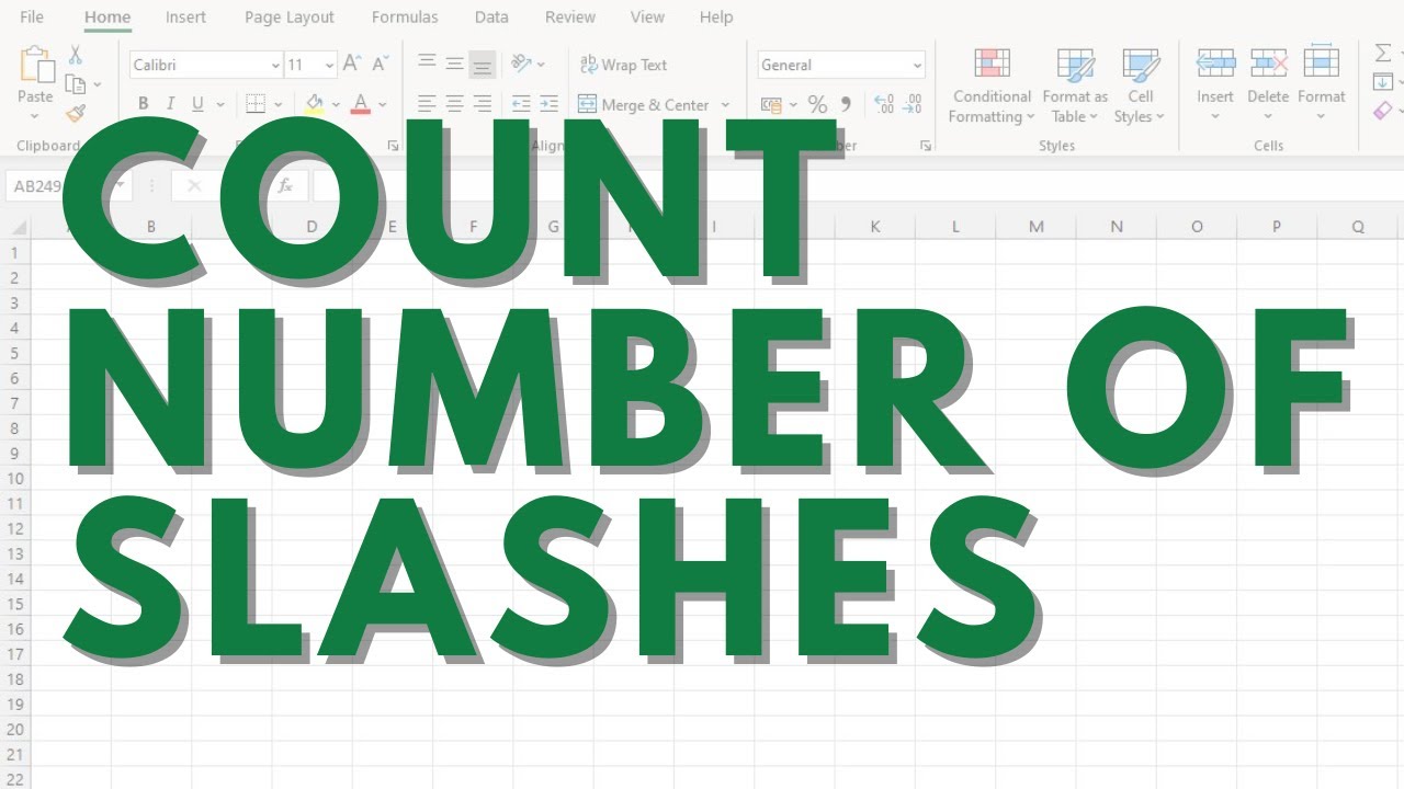 How To Count The Number Of Slashes In A URL In Excel YouTube How To Count The Number Of Slashes In A URL In Excel YouTube
