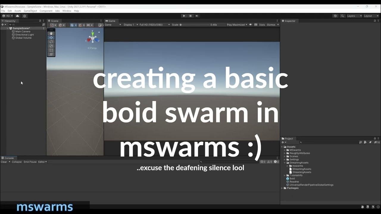 MSwarms for Unity - Basic Boids - YouTube