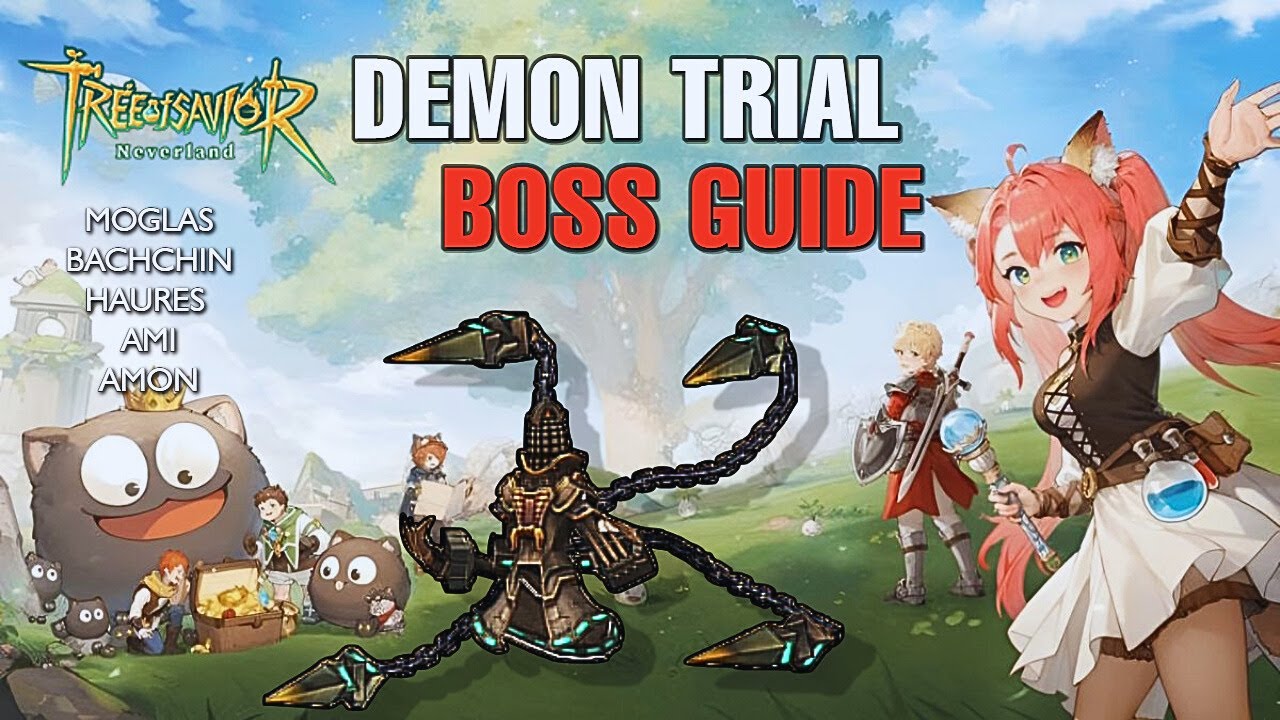Tree Of Savior Neverland: Demon Trial - Boss Guide 1 - 5! Gameplay ...