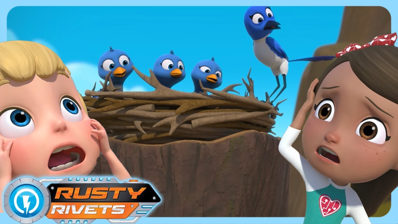 Rusty and his New Nest Friend | Rusty Rivets | Cartoons for Kids - YouTube