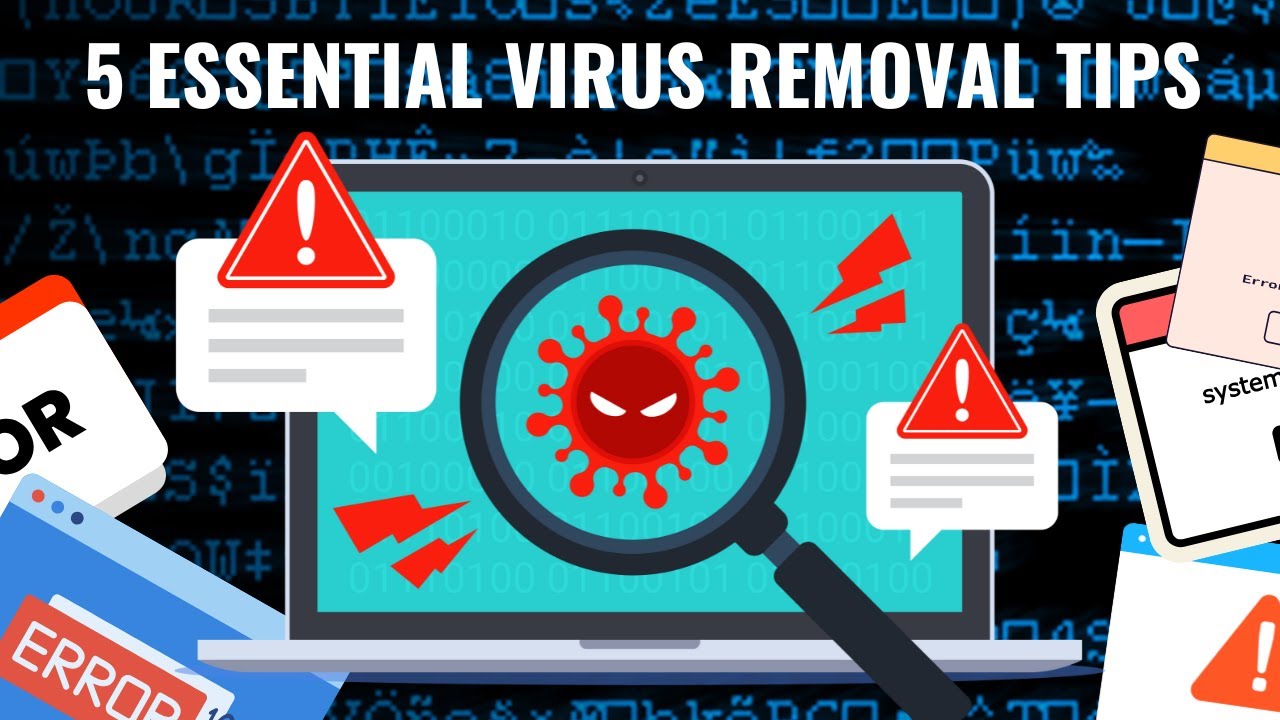 5 Essential Virus Removal TIPS to Stay PROTECTED - YouTube