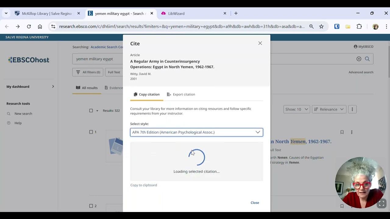 EBSCO article search - YouTube