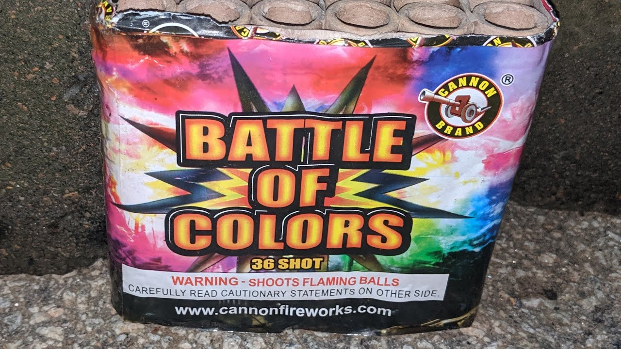 3️⃣6️⃣shot 200gram: BATTLE OF COLORS (Cannon Brand) - YouTube