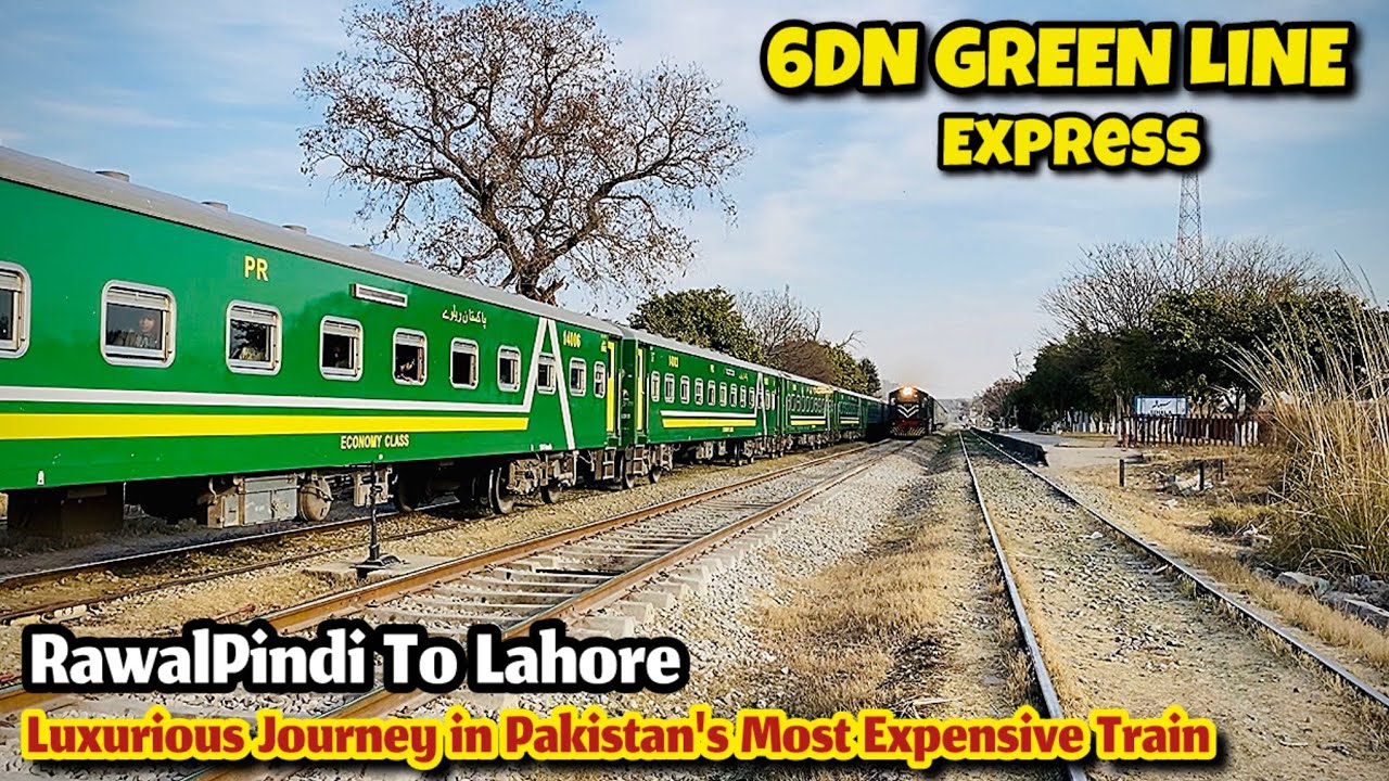 Green line express journey from Rawalpindi to Lahore | Pakistan's most ...