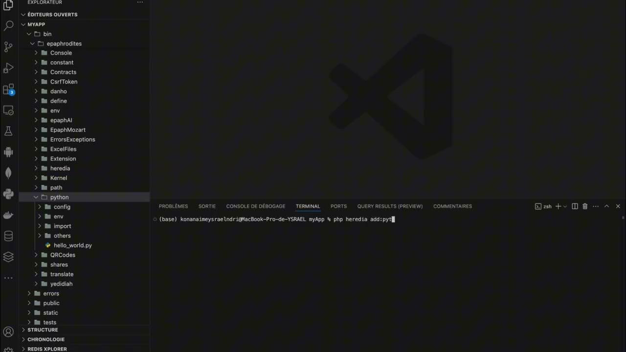 Générer un fichier PYTHON - YouTube