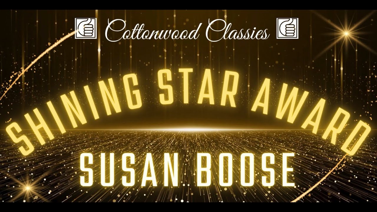 2024 Shining Star Award - Susan Boose - YouTube