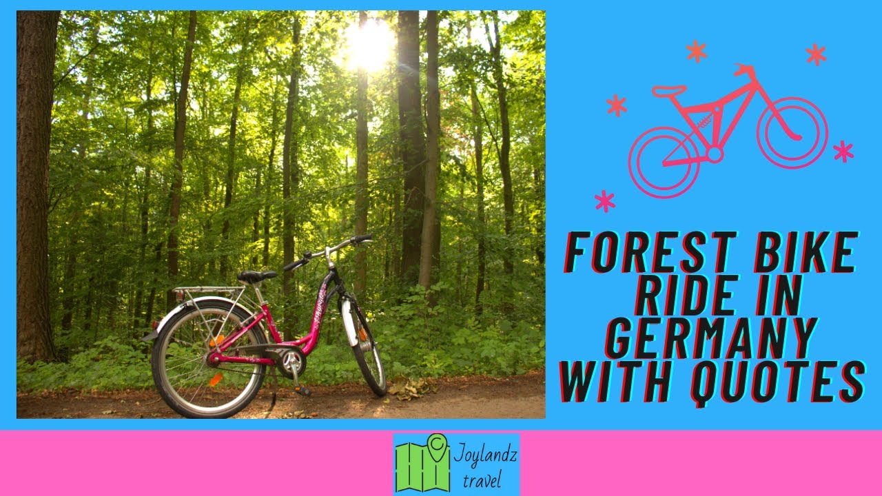Forest Bike Ride in Germany | Quotes ( Fahrrad fahren 2020) #bikeride # ...