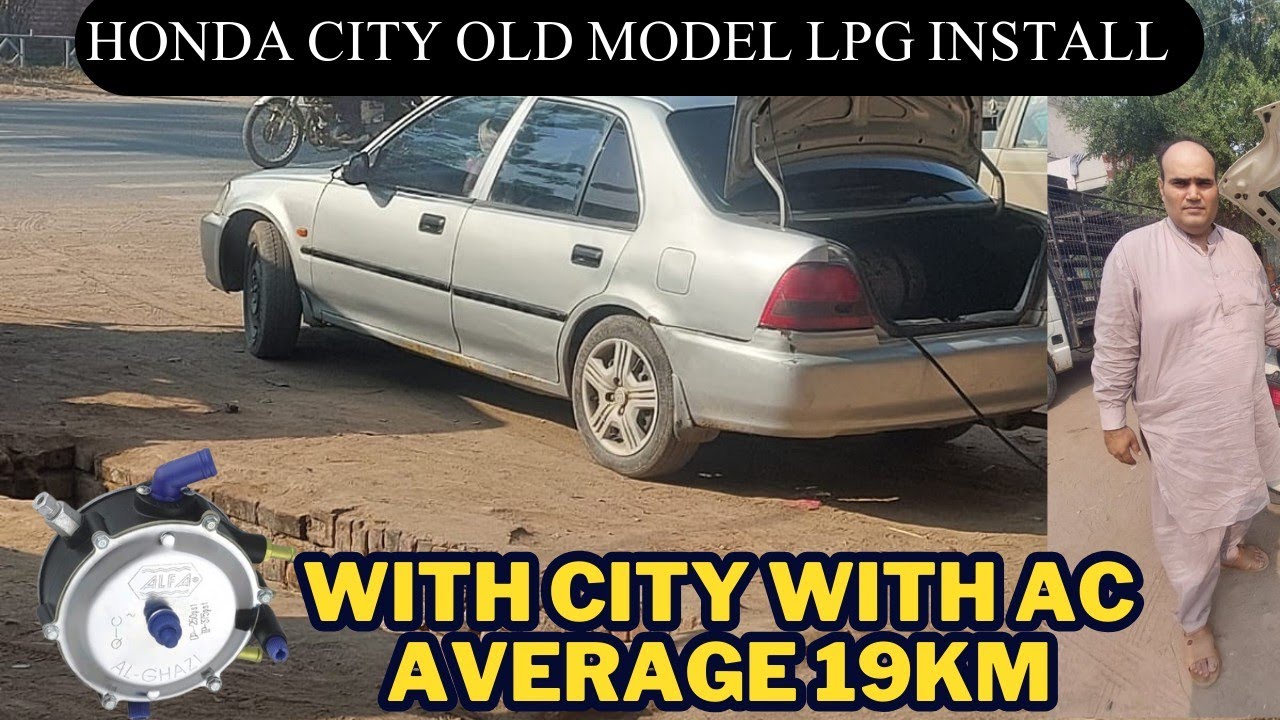 Honda city 2000 Model LPG average 19 km with AC with city January 28 ...