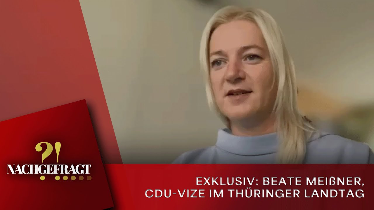 Chaossitzung in Thüringen - Exklusivinterview mit Beate Meißner (CDU ...
