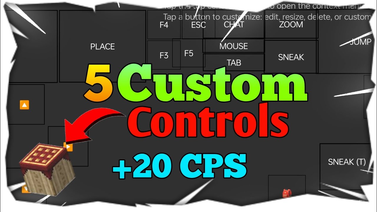 5 Best Custom Controls For Pojavlauncher Pvp Touch Controls Youtube