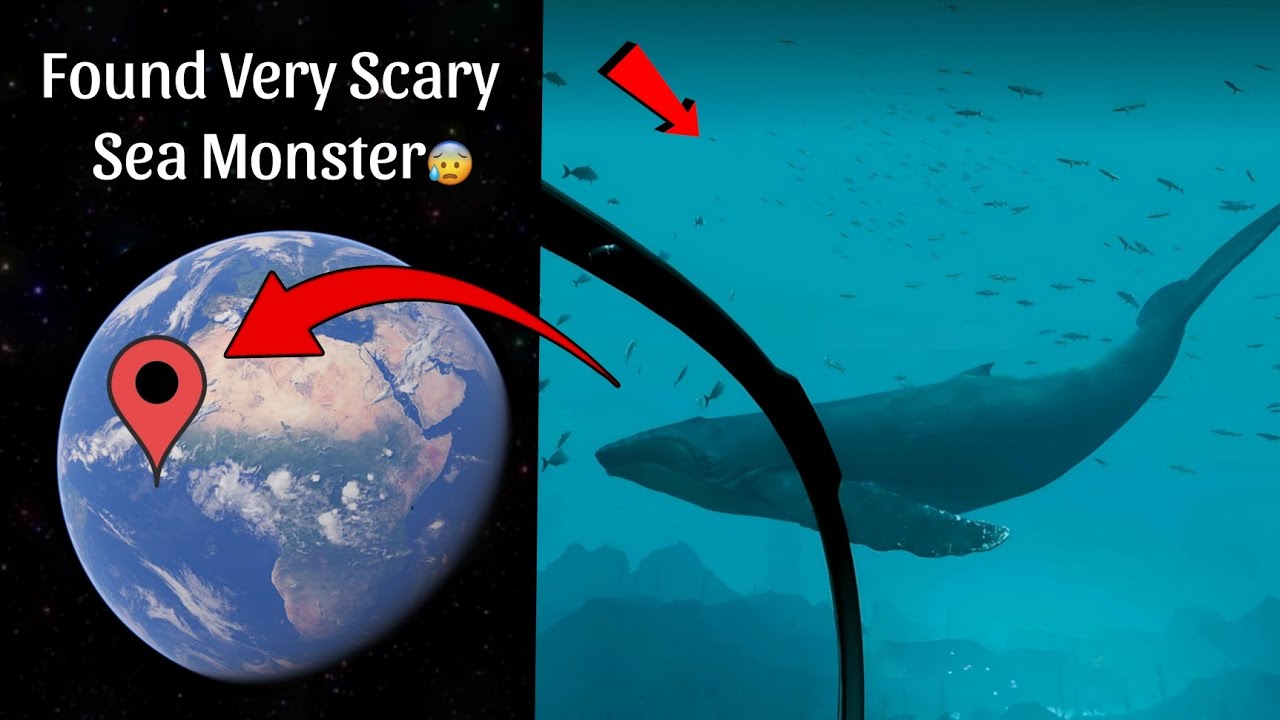 I Found Very Scary Sea Monster In Real Life On Google Earth And Google ...