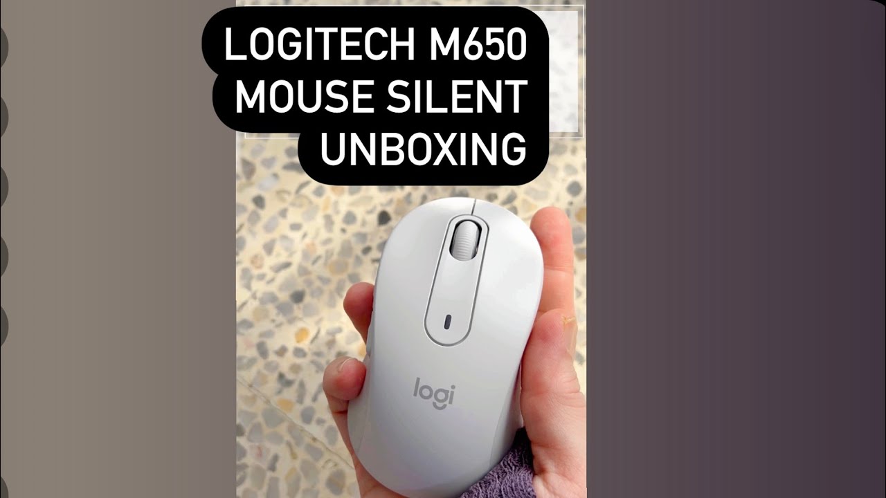 Logitech M650 mouse silent unboxing #asmr #logitech #mice - YouTube