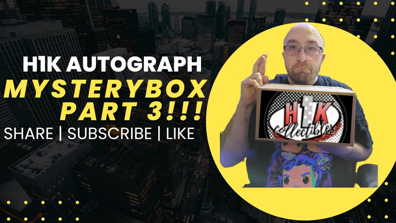 H1k Autograph Mystery Box Pt 3 - YouTube