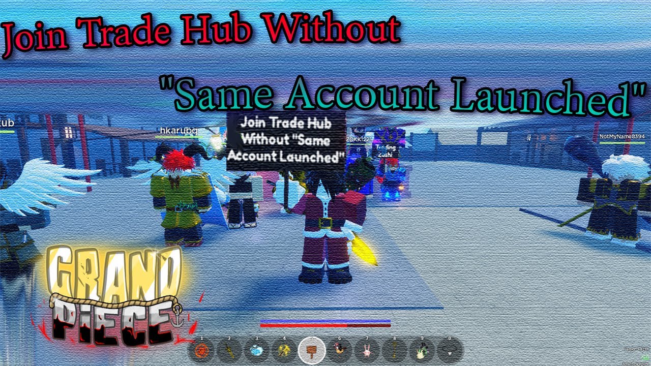 [GPO] How To Join Trade Hub Without "Same Account Launched" - YouTube