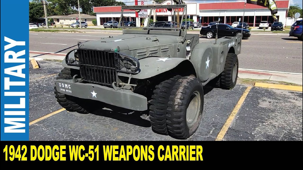 1942 Dodge WC-51 Weapons Carrier military US Army vehicle World War 2 ...
