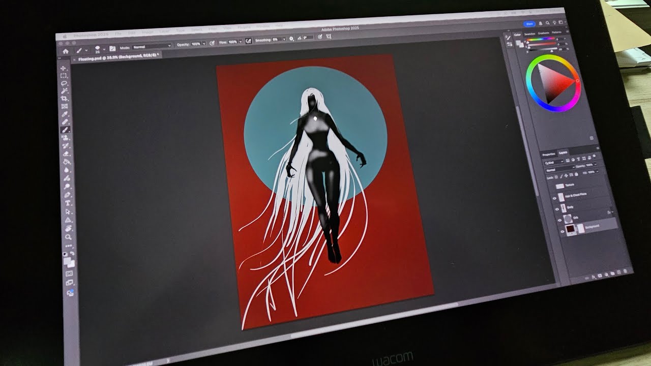 Floating: A Digital Painting - Live Session - YouTube
