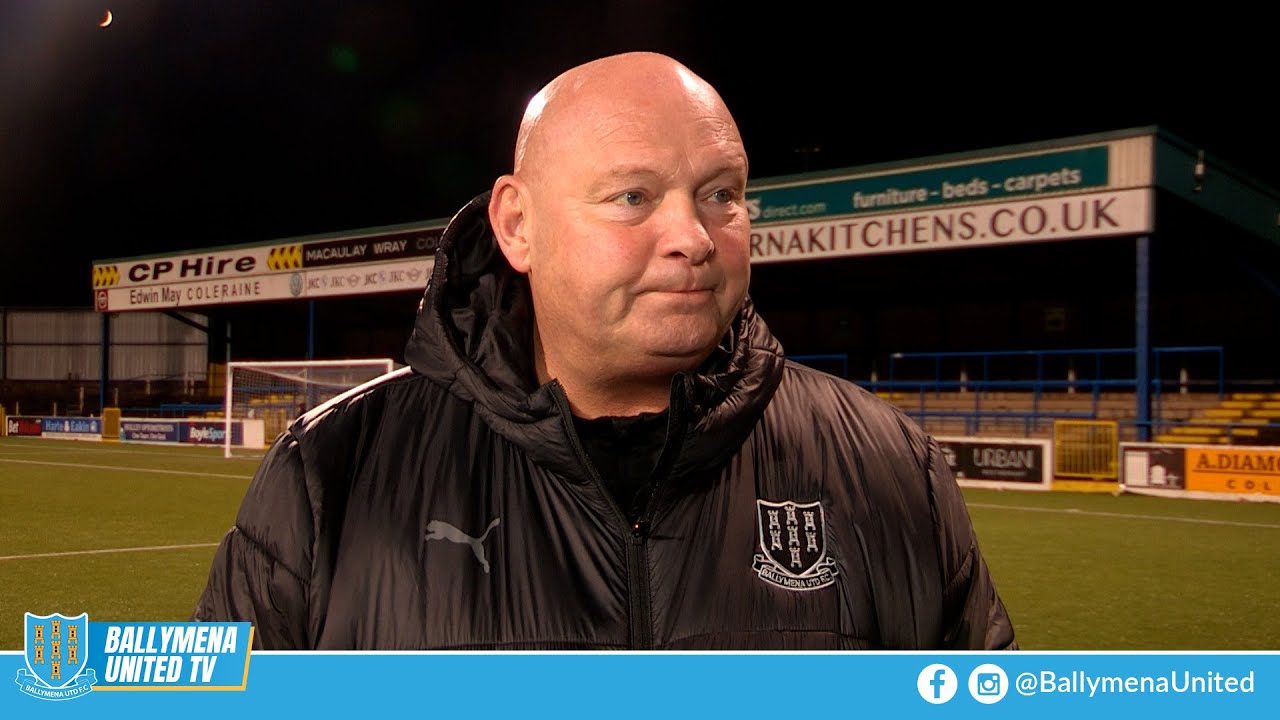 POST MATCH INTERVIEW | David Jeffrey | Coleraine 2-0 Ballymena United ...