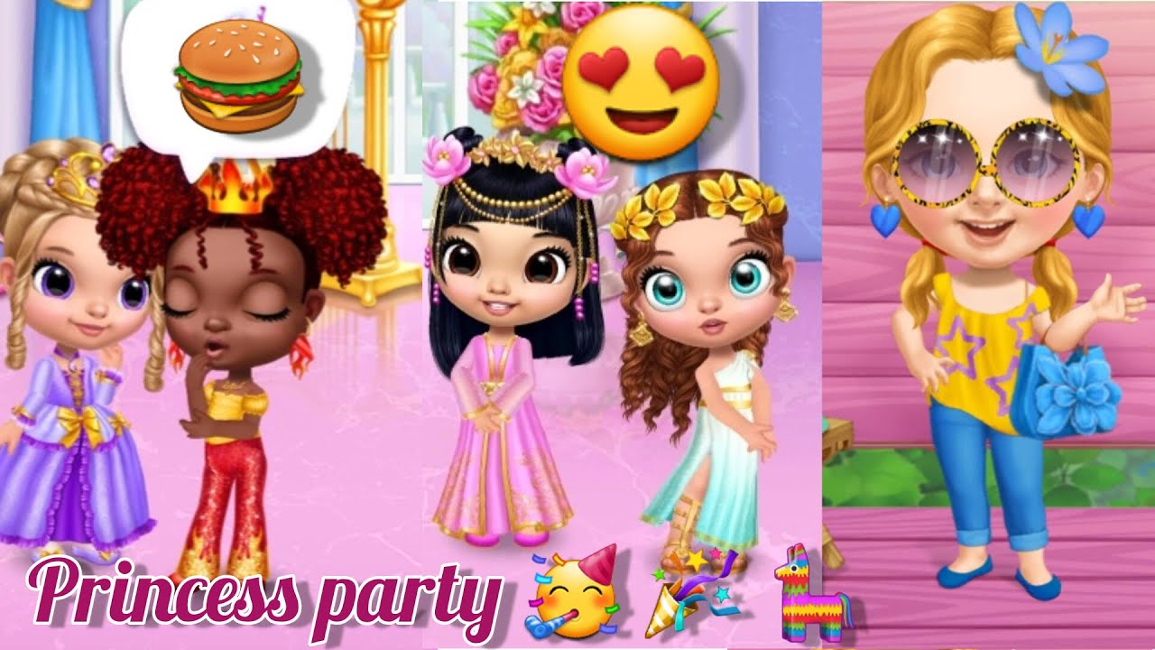 Party with Barbie and Princess #princessparty #pricess # ...