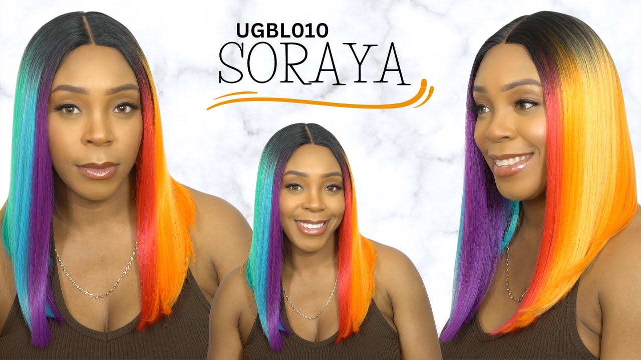 Laude & Co Human Hair Blend HD Lace Front Wig - UGBL010 SORAYA ...