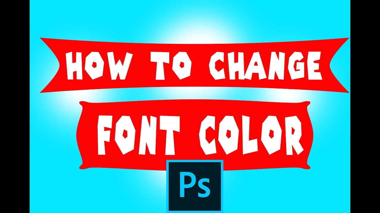How To Change Font Color In Photoshop Very Easily Part 23 how-to-change-font-color-in-photoshop-very-easily-part-23