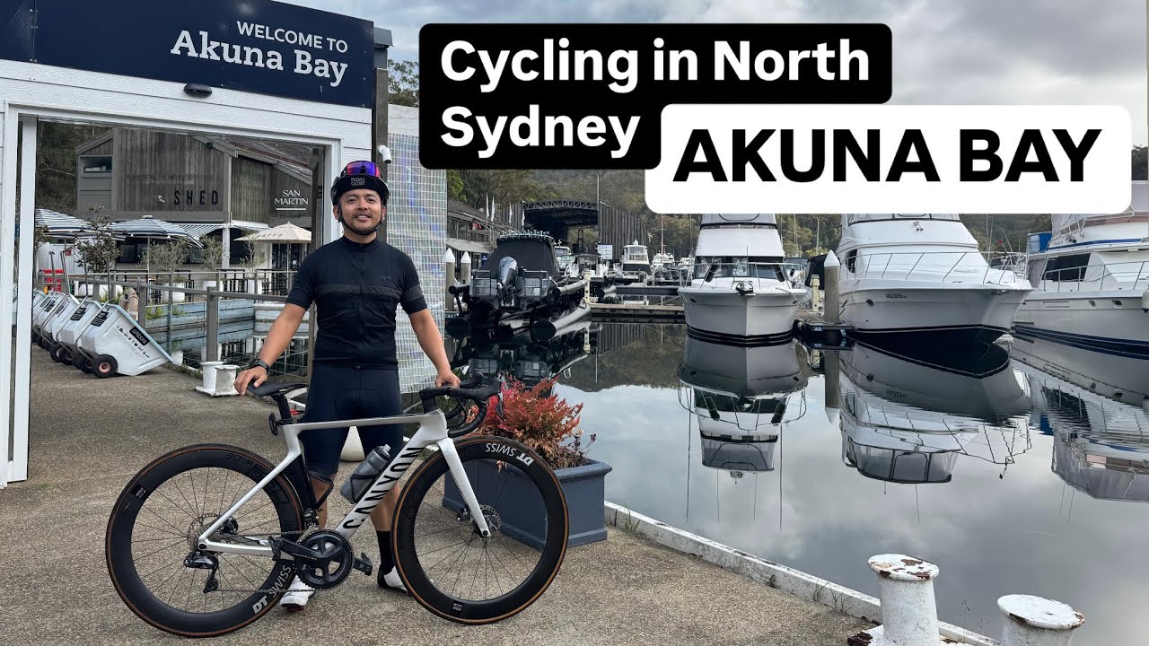 CYCLING IN NORTH SYDNEY - AKUNA BAY! ⛰️🛥️ - YouTube