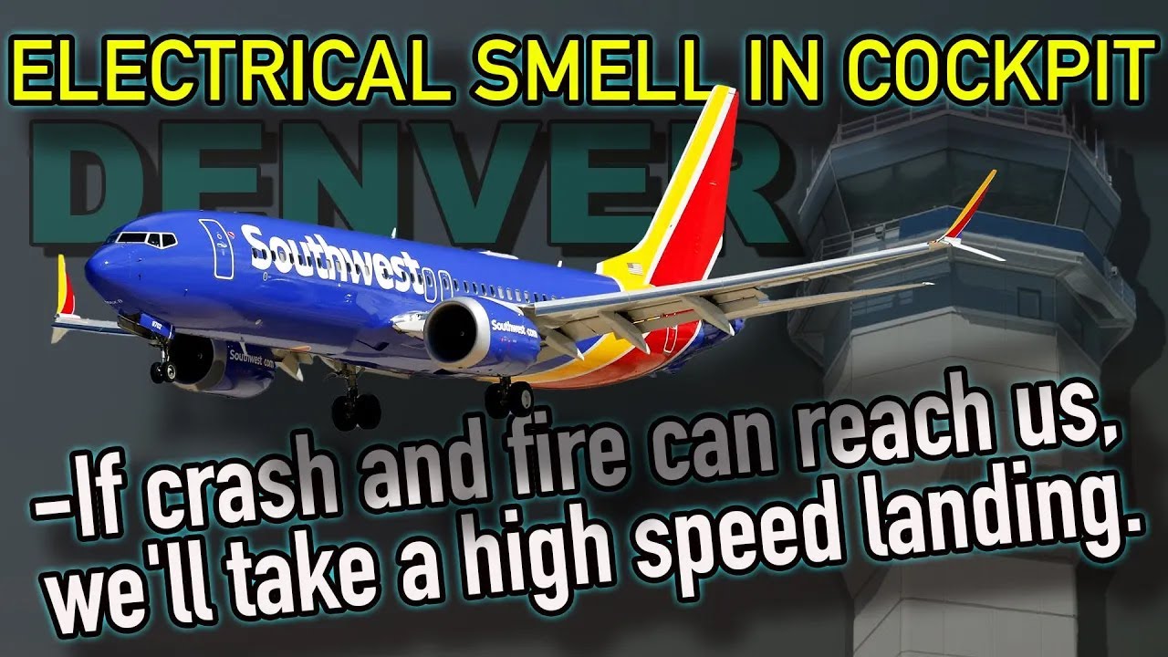 Smell of BURNING ELECTRICAL WIRING in the Boeing 737 MAX Cockpit. REAL ...
