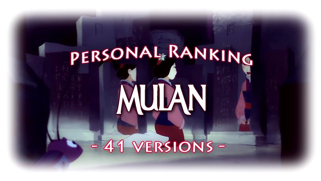Personal Ranking: Mulan's voices - YouTube