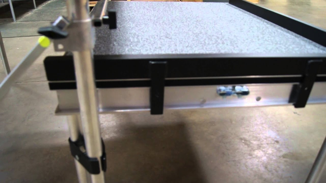 Multi Level Riser and Platform with Cross Bracing - YouTube