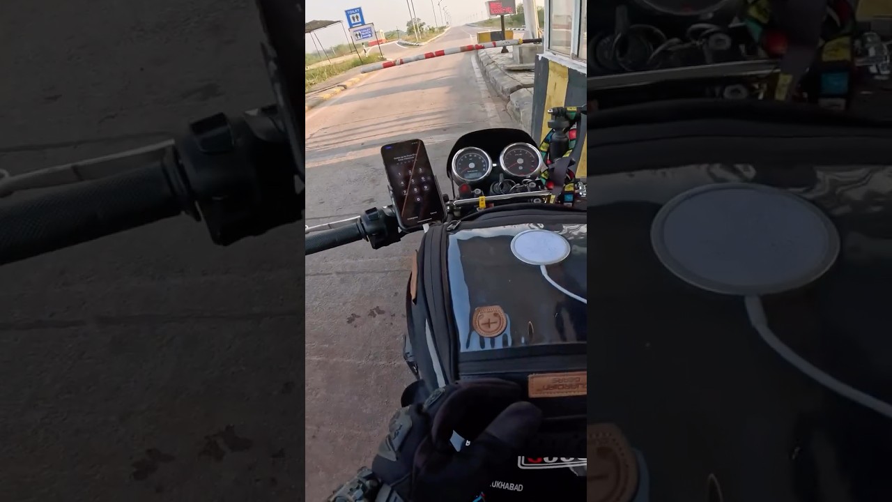 First Toll off Bike on Bundelkhand Expressway With My Interceptor 650 # ...