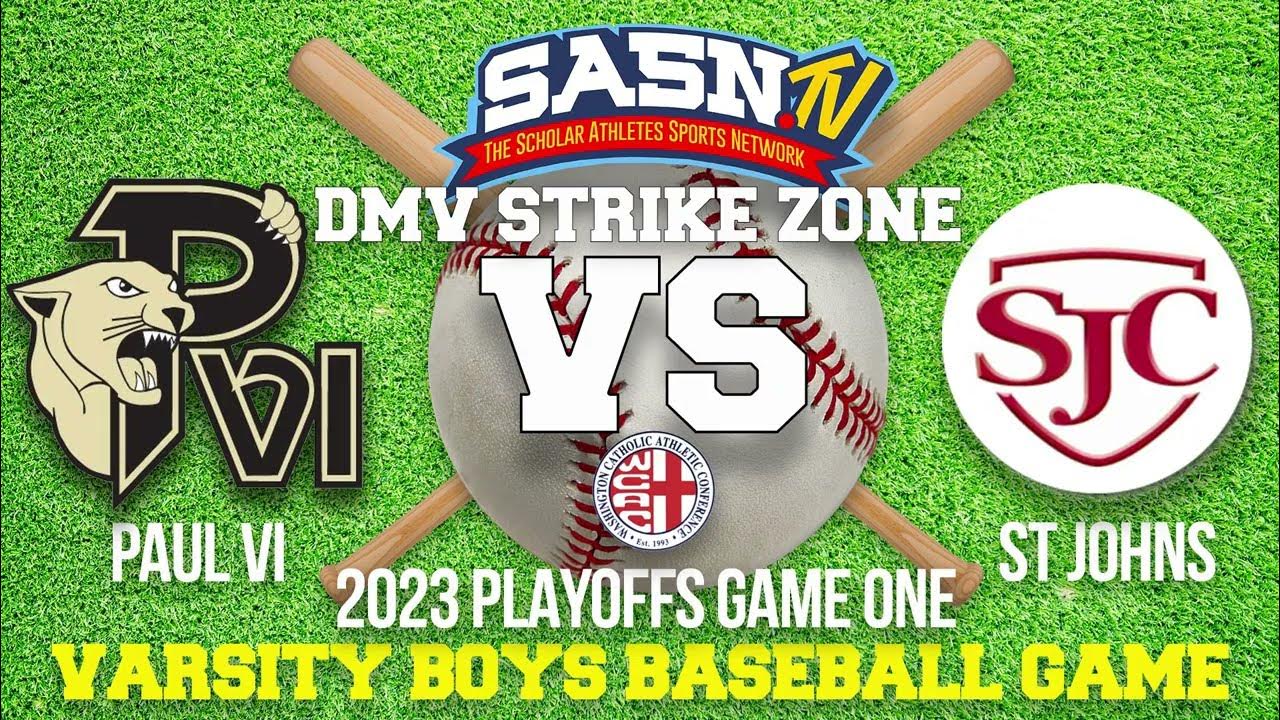 DMV Strike Zone St Johns Vs Paul VI Playoff Game Highlights - YouTube