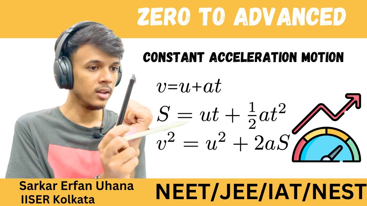 Constant Acceleration Motion | Zero to Advanced | JEE NEET IAT - YouTube
