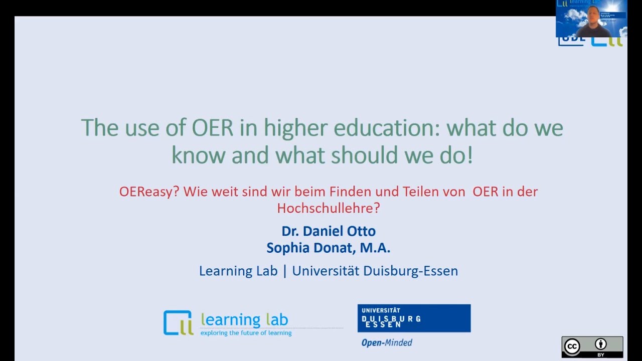 The use of OER in higher education: what do we know and what should we ...