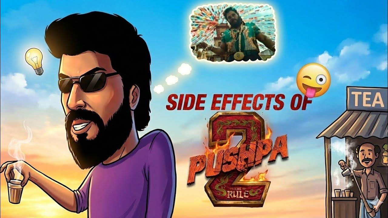 PUSHPA 2 movie side effects | animation | fun frames - YouTube