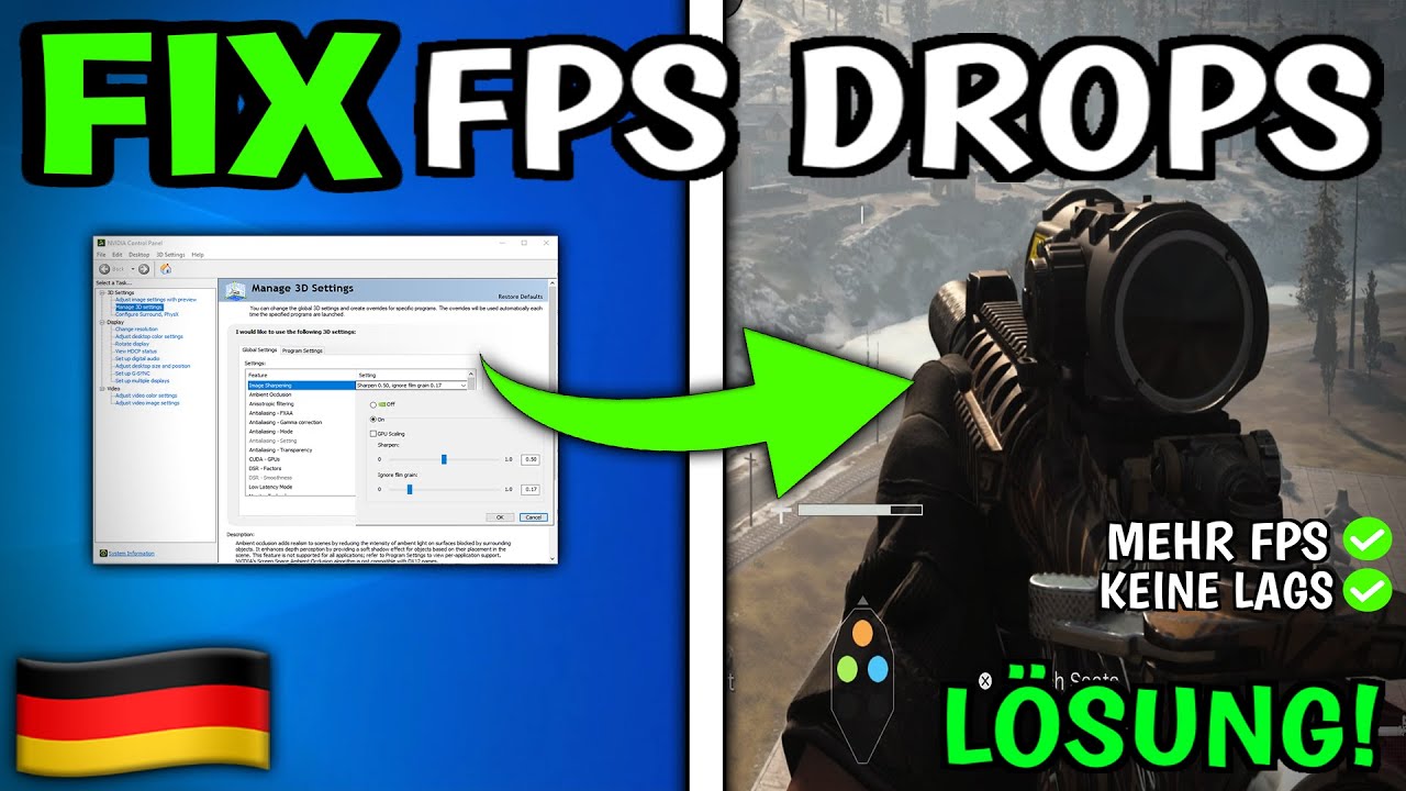 Warzone FPS Drops & Lags LÖSEN (100% Fix) - YouTube