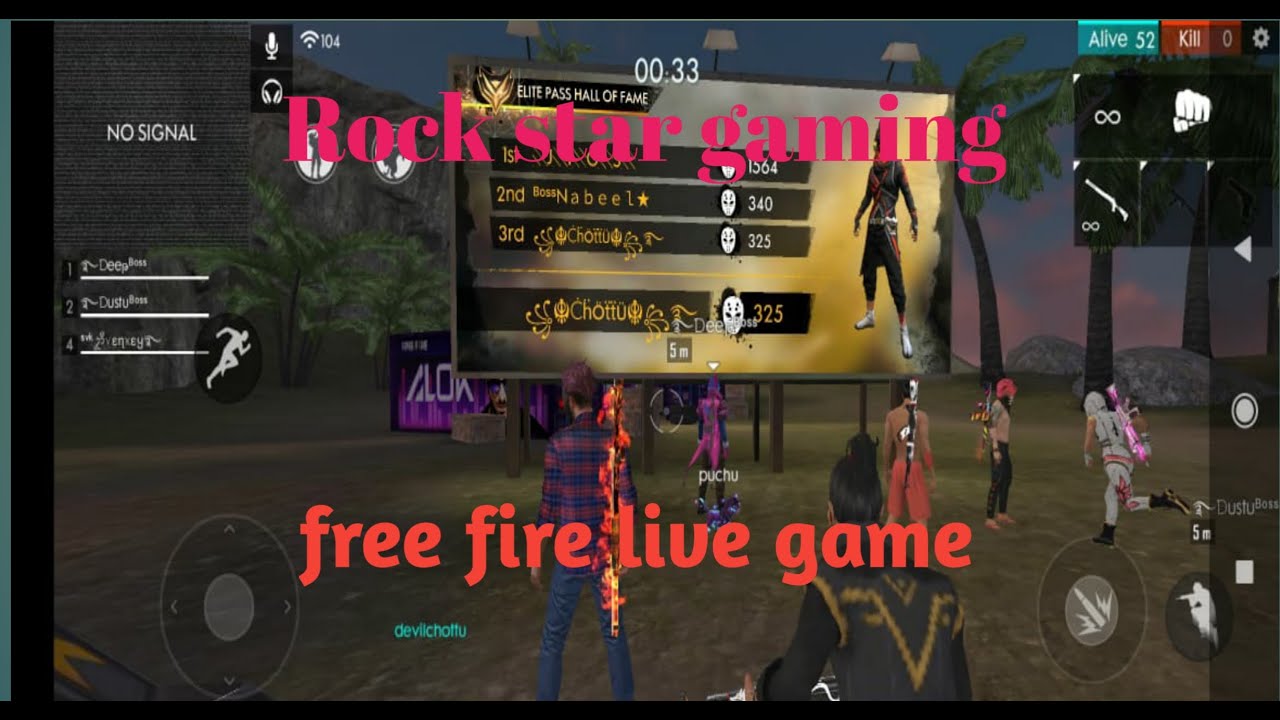 FREE FIRE LIVE GAME PLAY।।#Rock star gaming. - YouTube