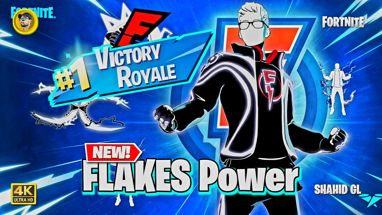 *NEW* FLAKES Power Skin Victory Royale in Fortnite - Full Gameplay ...