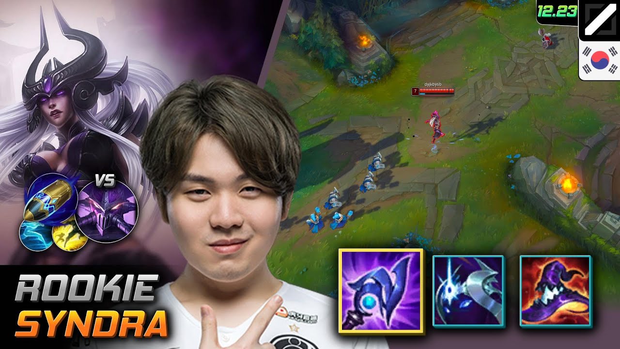 Rookie Mid Syndra Build Luden's Tempest First Strike - LOL KR 12.23 ...