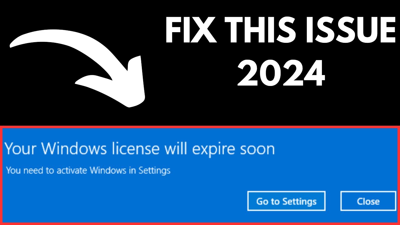 Fix: Your Windows License will expire soon Windows 11/10 (Quick Fix ...