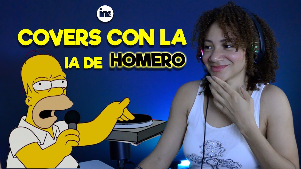 COVERS HECHOS CON LA IA DE HOMERO SIMPSON | VIDEO REACCIÓN - YouTube