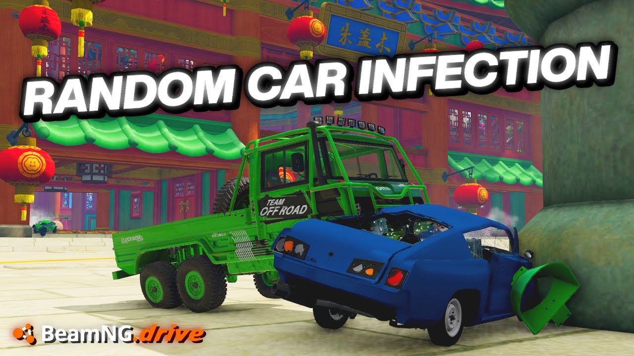 Random Car Infection is actually quite fun! : BeamNG : BeamMP - YouTube